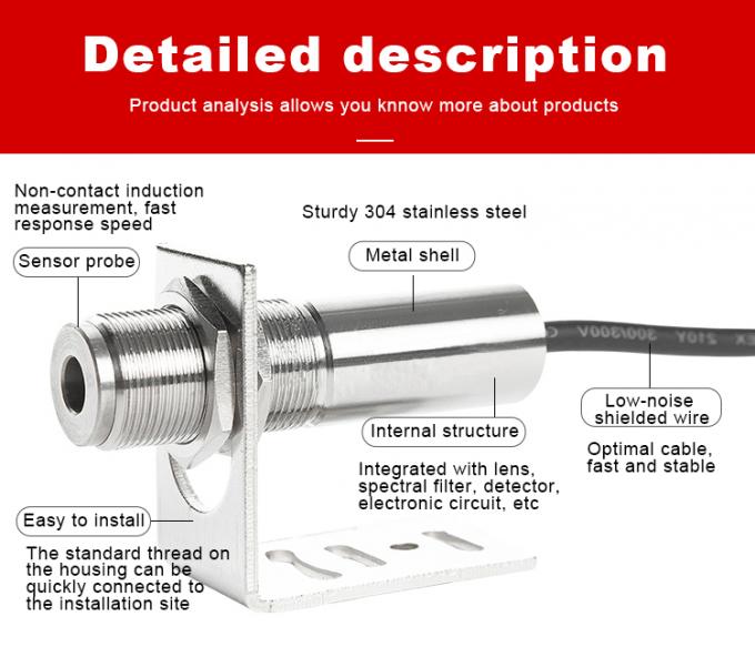 0.3S IR Thermometer Sensor Sensor Suhu Inframerah Non Kontak